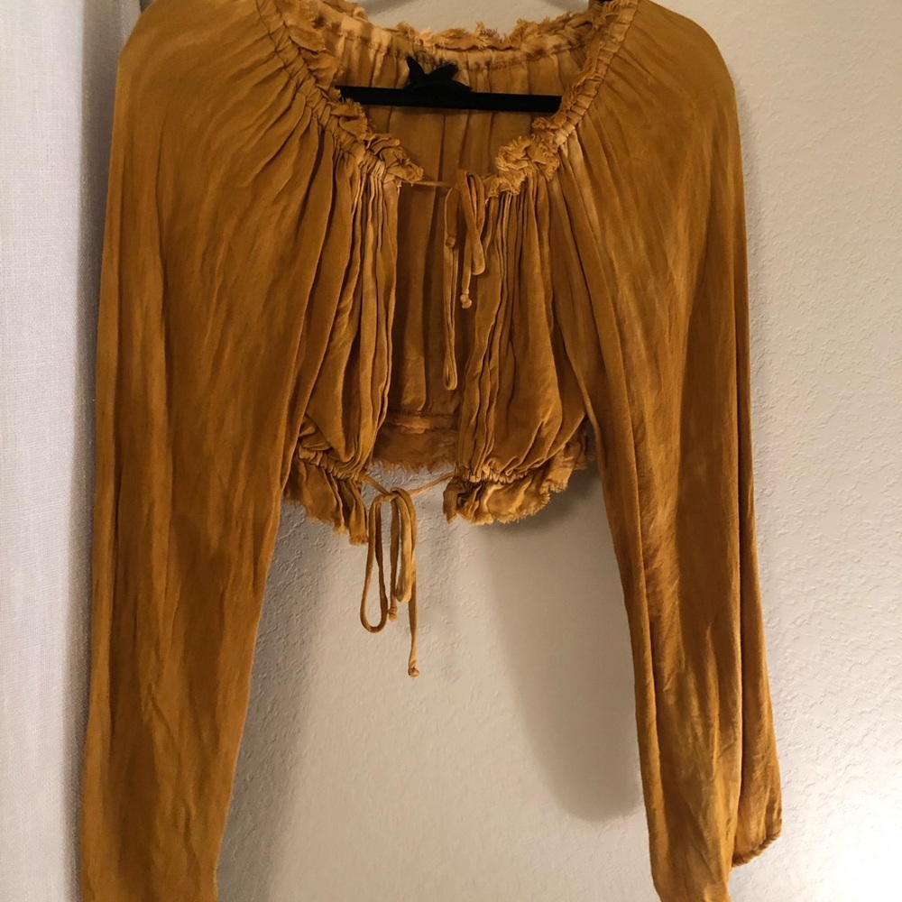 Blue Life Golden Crop Top - Gem